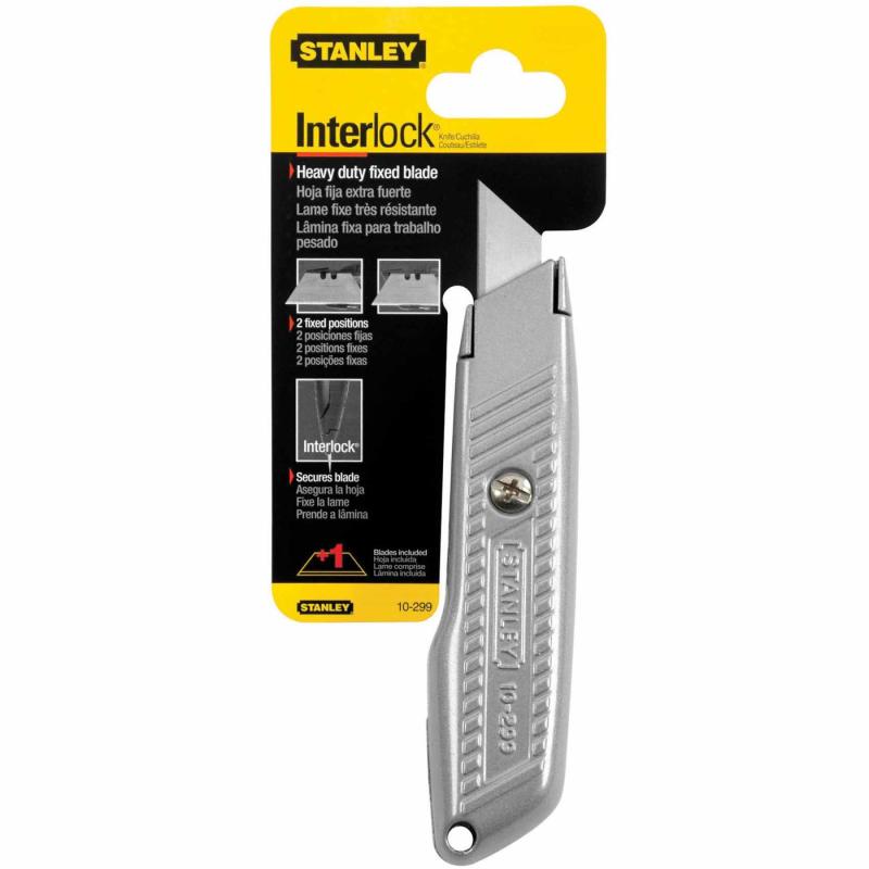 Stanley Knife Utility Fixed Blade 5 Interlock 10-299