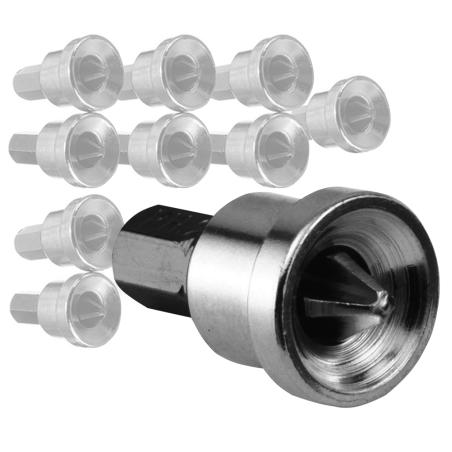 Plasterboard Countersink Screw Dimpler Adapter Bit 10 Pieces 25mm Hex Shank