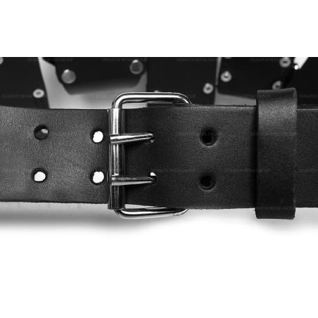 BuildPro Scaffolders Belt Kit Leather Heavy Duty Stitching LBBSBK