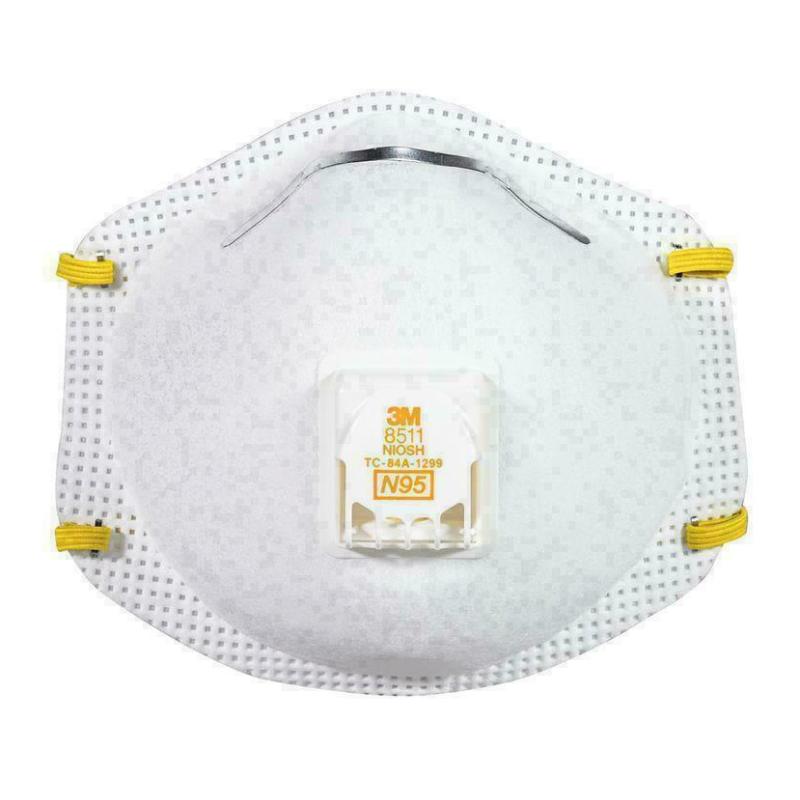 3M Dust Mask P2 Cool Flow Disposable Valved Respirator 5 Pack 8511