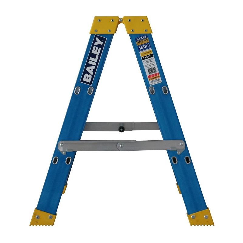 Bailey FS13977 Ladder StepLadder 0.9m 3 Step Fibreglass 150Kgs Double ...