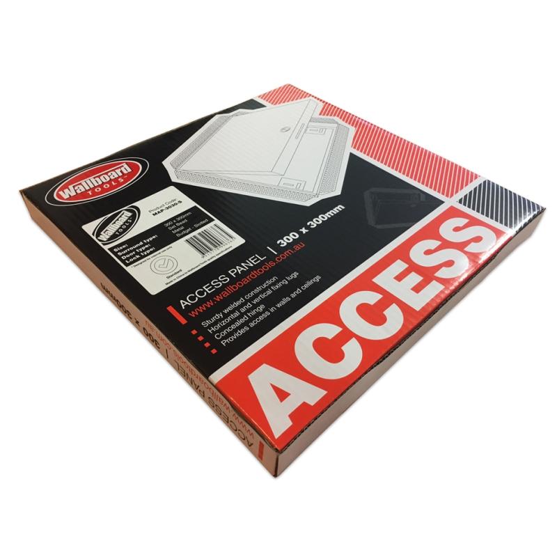 Wallboard 300mm x 300mm Access Panel Metal Flanged Slotted Lock MAP-3030-F