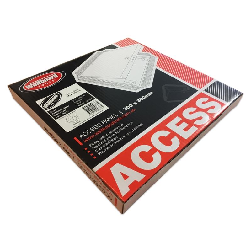 Wallboard 300mm x 300mm Metal Flanged Tip Latch MAP-3030-FT