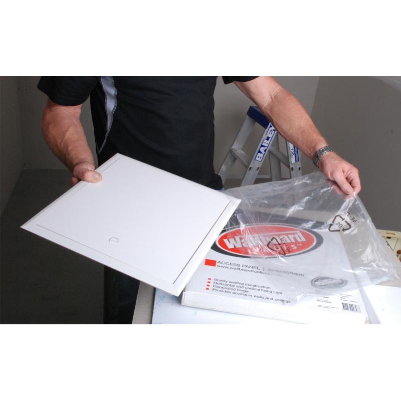 Wallboard Access Panel MDF Flanged Slotted Lock MDFP-4545-F