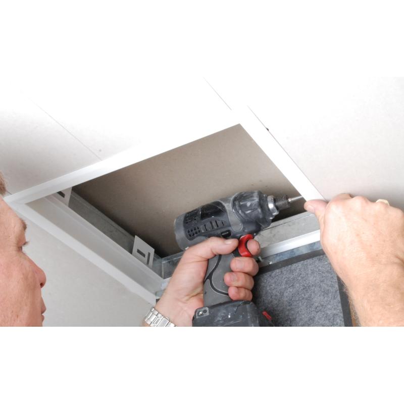 Wallboard Access Panel MDF Flanged Slotted Lock MDFP-6060-F