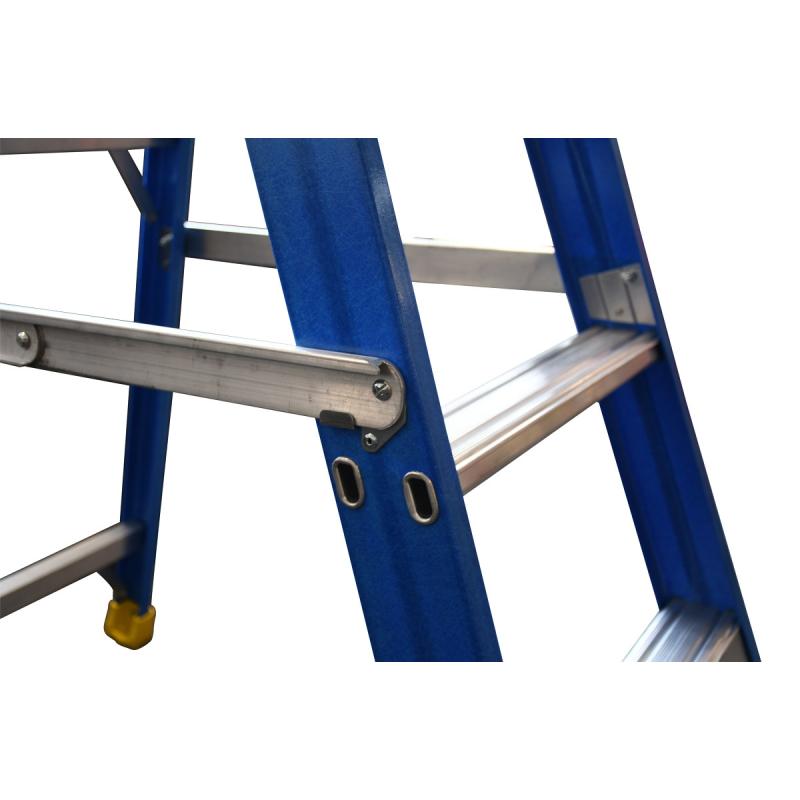 Bailey FS13974 Ladder Single Sided Fibreglass 2.4m 8 Step 150kg Pro FS13974