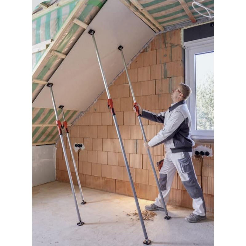 Bessy STE370 Telescopic Drywall Support 2070-3700mm STE With Pump Grip ...