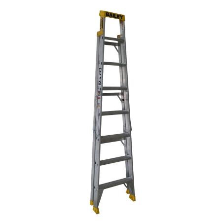 Bailey FS13959 Step Ladder 2.4m 8 Step Pro Single Sided Aluminium ...