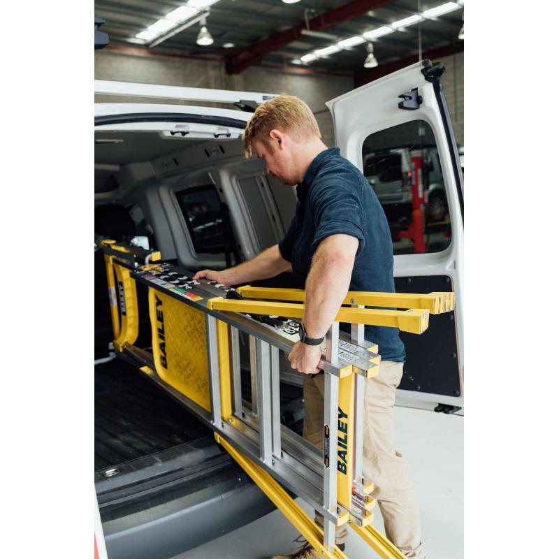 Bailey FS13999 Platform Ladder Adjustable 3-6 Step 170kg Aluminium ...