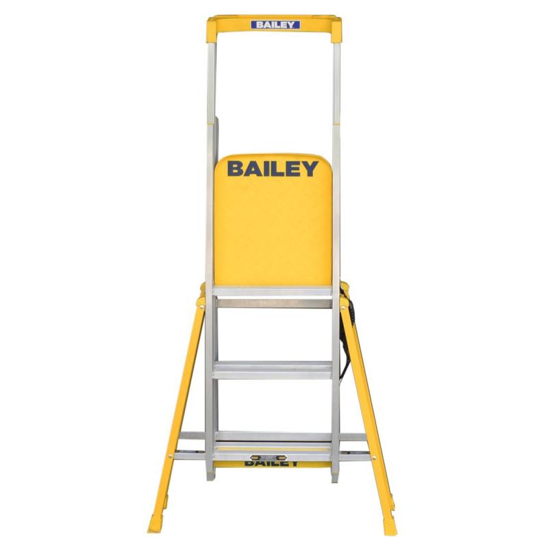 Bailey FS13999 Platform Ladder Adjustable 3-6 Step 170kg Aluminium ...