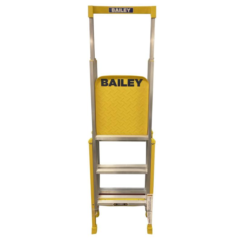 Bailey FS13999 Platform Ladder Adjustable 3-6 Step 170kg Aluminium ...