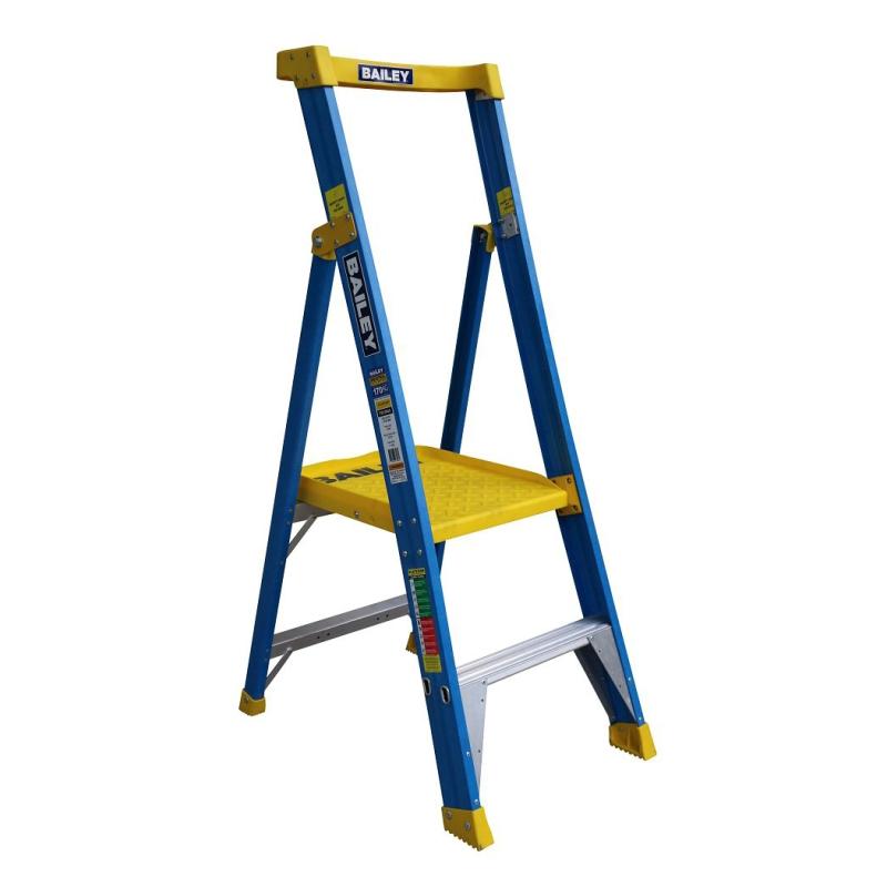 Bailey FS13945 Ladders Platform Stepladder 2 Step 0.57m 170kg Pro ...