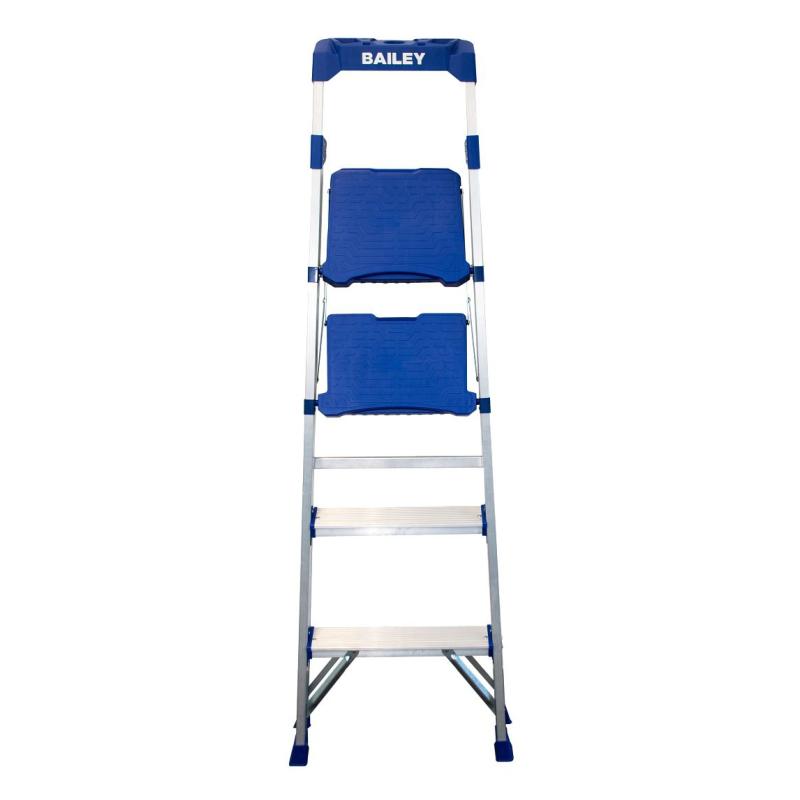 Bailey FS14041 Twin Platform Stepladder 4 Step 135kg Aluminium FS14041