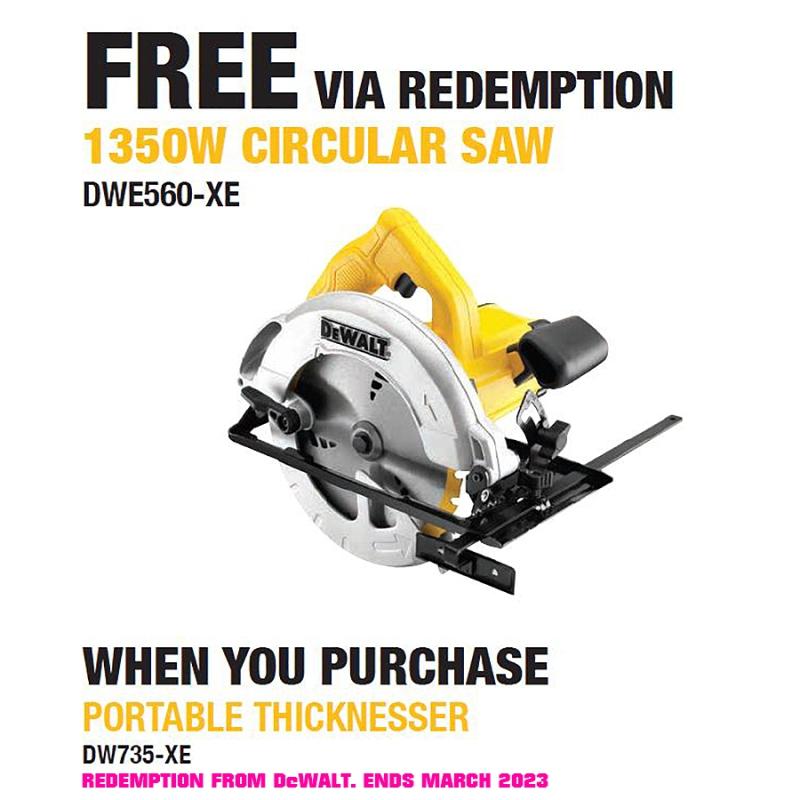Dewalt DW735-XE Portable Thicknesser 330mm (13 Dewalt DW735-XE Portable Thicknesser 330mm (13