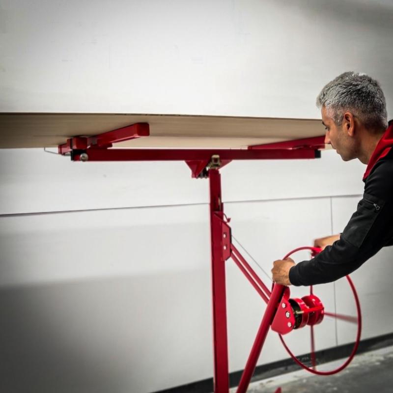 Intex PL164 Drywall Panel Sheet Lifter Adjustable Out-Riggers Panellift ...
