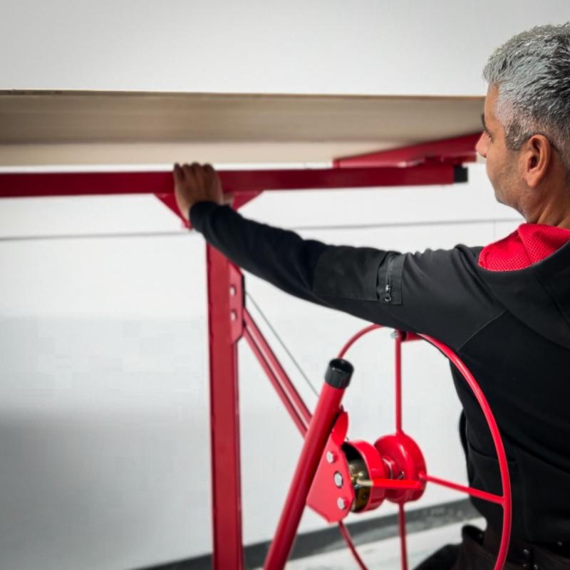 Intex PL164 Drywall Panel Sheet Lifter Adjustable Out-Riggers Panellift ...