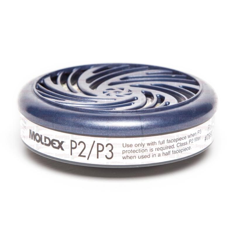Moldex 7990A P2 P3 Particulate Cartridge Filters 2 Pk