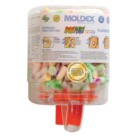 Moldex 6644 SparkPlugs with Plugstation Ear Plug Dispenser